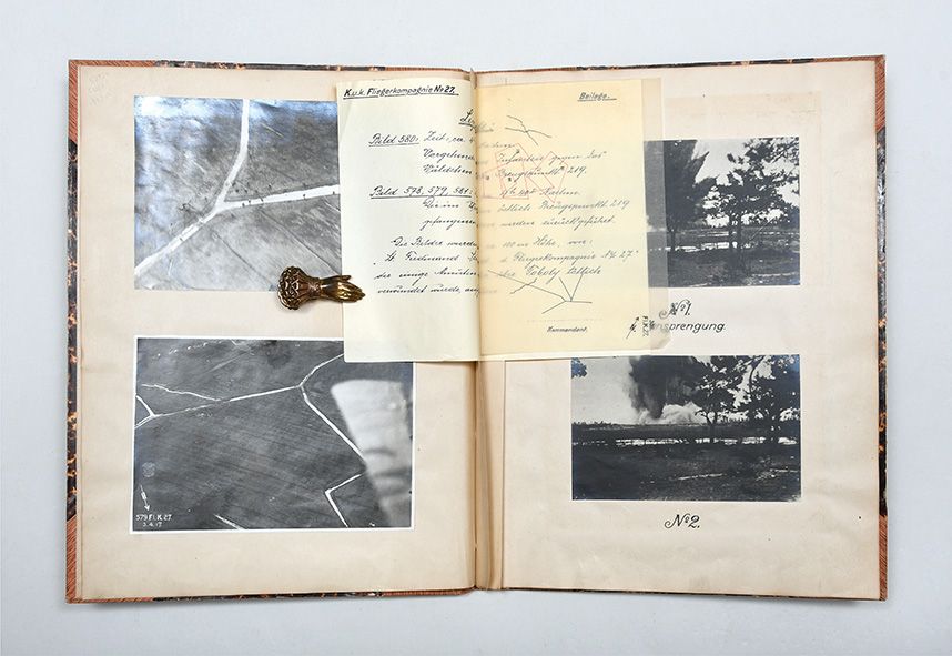 Aufnahmen aus der eroberten Brückenkopf-Stellung Toboly. (Record from ...