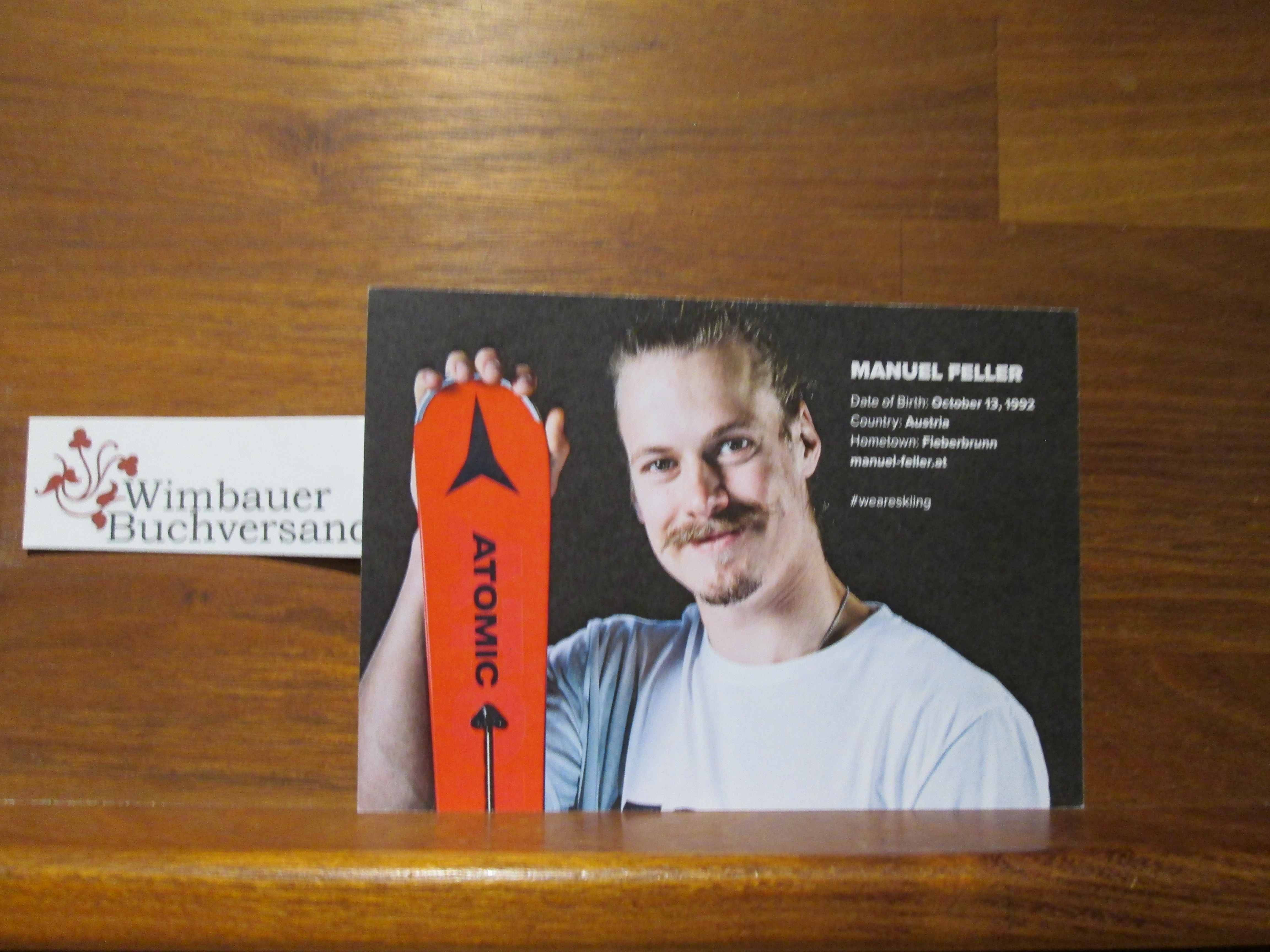 Autogrammkarte Manuel Feller Ski von Feller, Manuel :: Manuskript ... Autogrammkarte Manuel Feller Ski von Feller, Manuel :: Manuskript ...