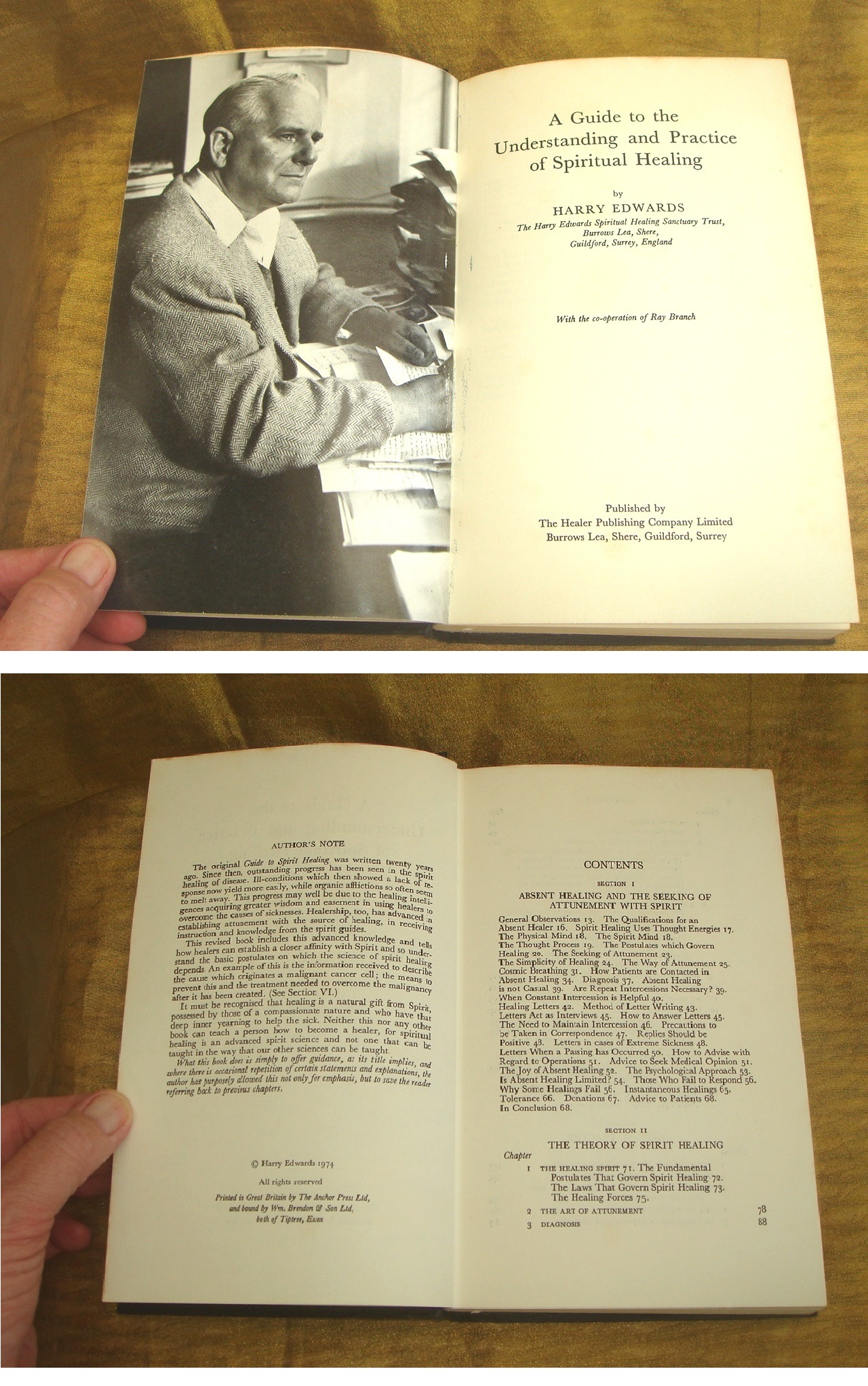 a guide to the understanding and practice of SPIRITUAL HEALING by HARRY ...