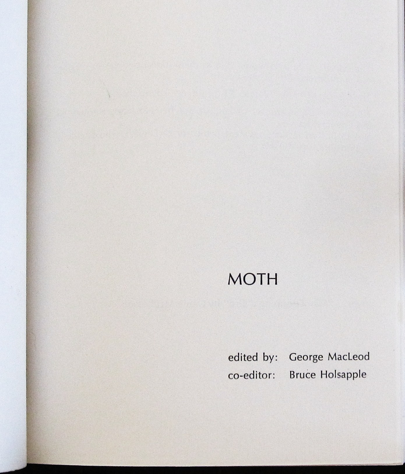 Moth by King, Stephen; Spruce, Tabitha; et al.; MacLeod, George ...