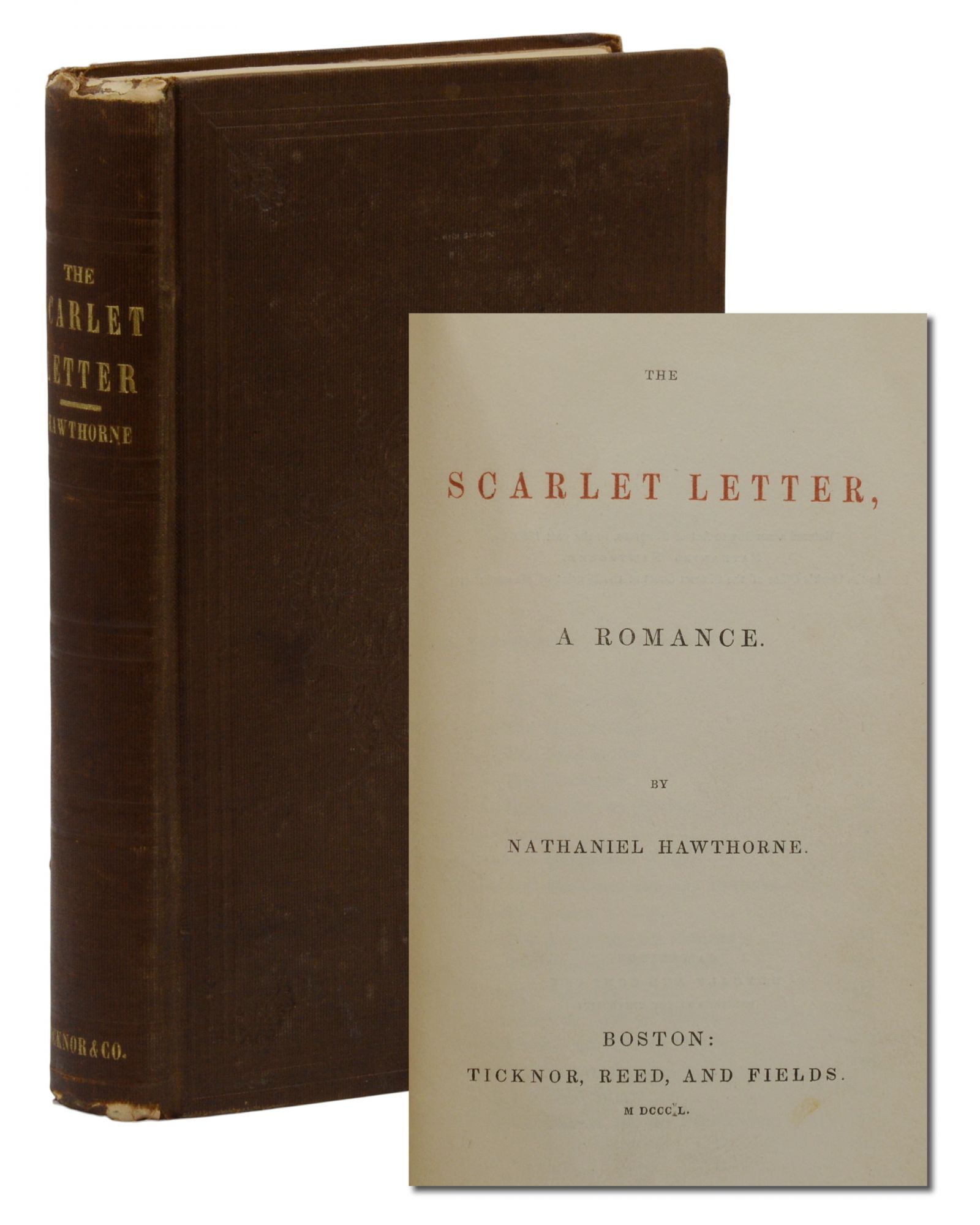 The Scarlet Letter von Hawthorne, Nathaniel: Near Fine (1850) First ...