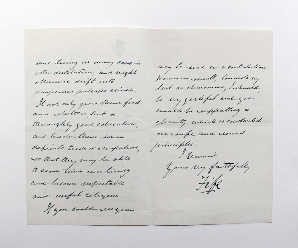 Original Letter Signed by Alexander William George Duff, 1st Duke of ...