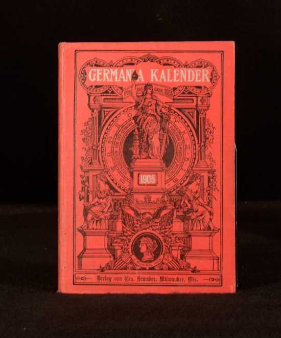 A Selection of German Calendars and Annuals by Various: Very Good Cloth ...