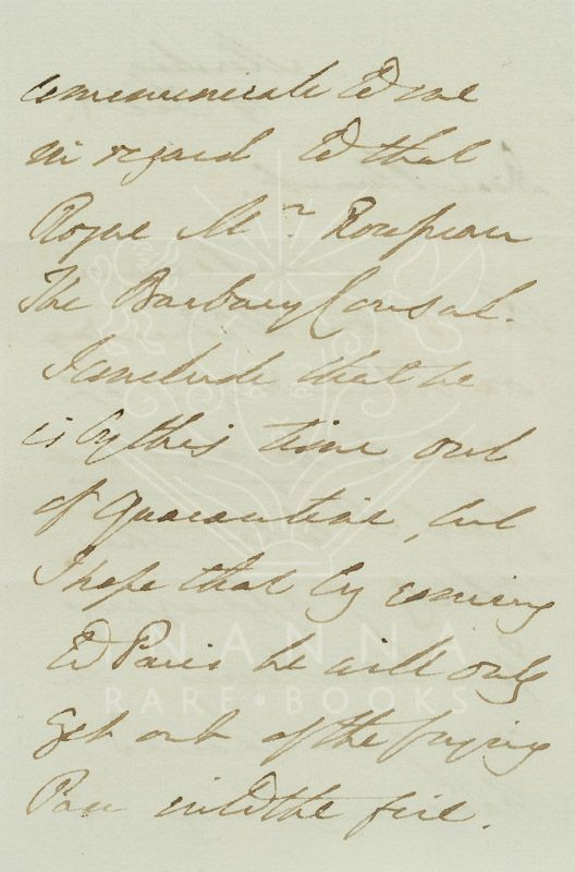 Original, unpublished and meaningful letter by British official and ...