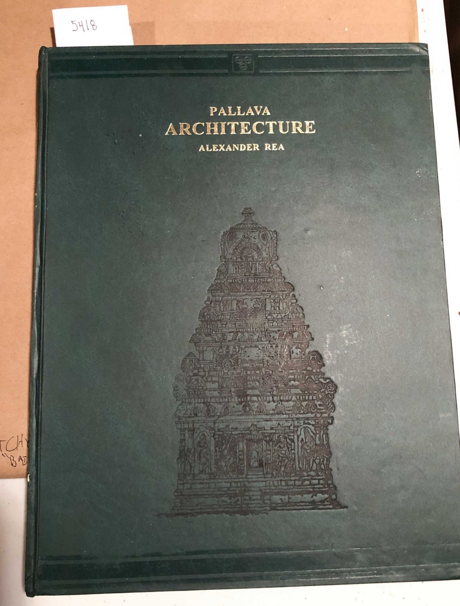 Pallava Architecture by Alexander Rea: Near fine Hardcover (1995 ...
