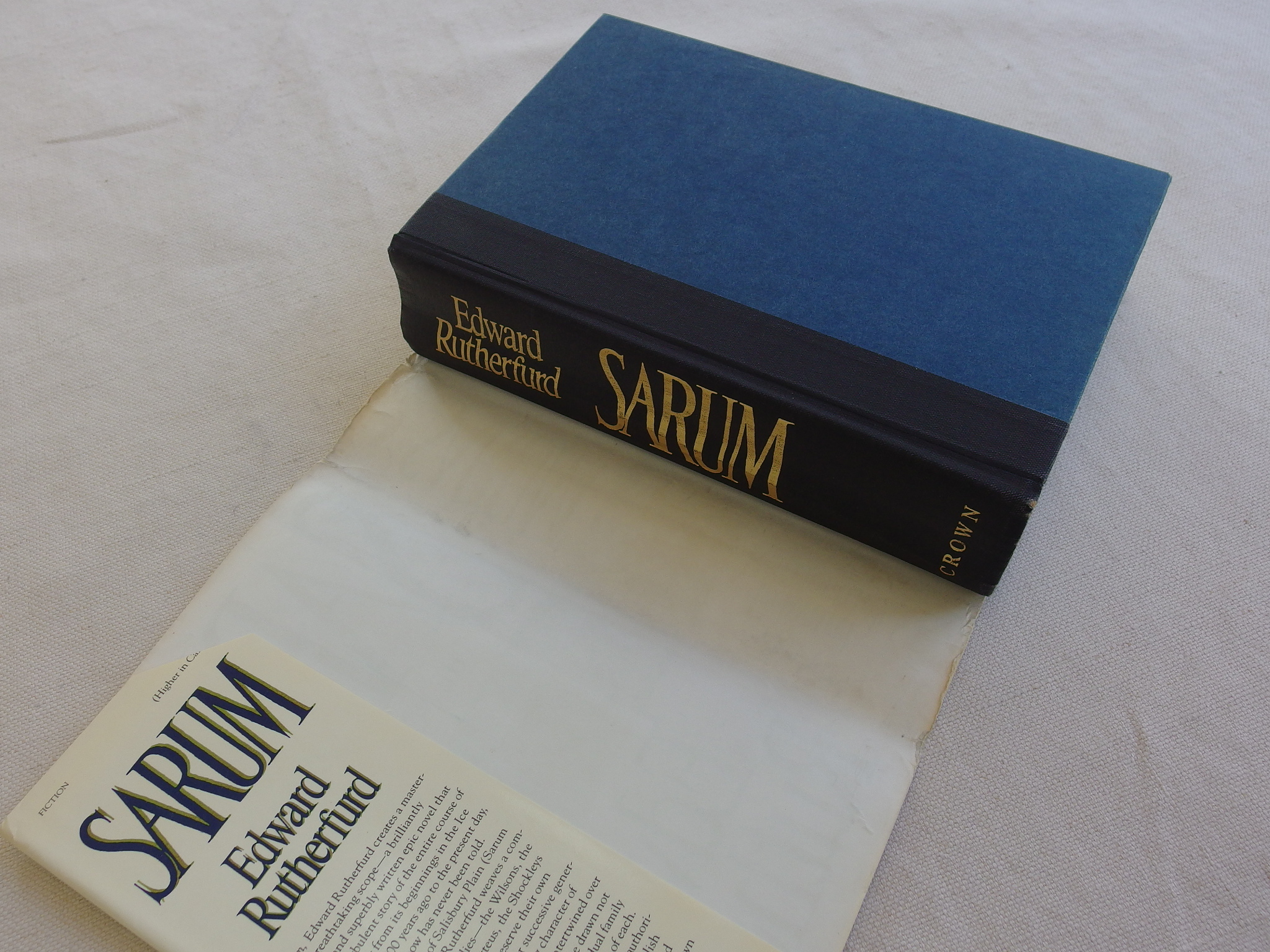 Sarum: The Novel of England by Rutherfurd, Edward: Very Good Hardcover ...