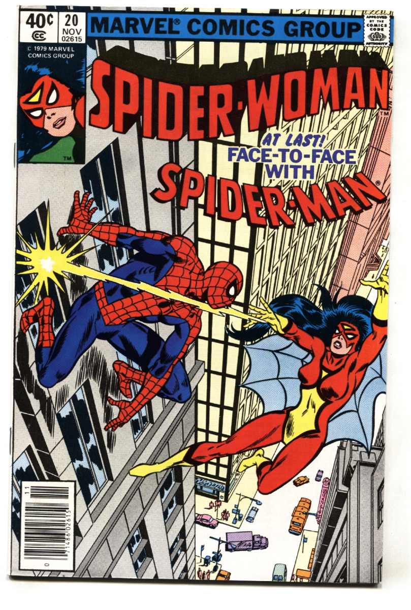 SPIDER-WOMAN #20-comic book 1st meeting with Spider-Man VF COMICS ...