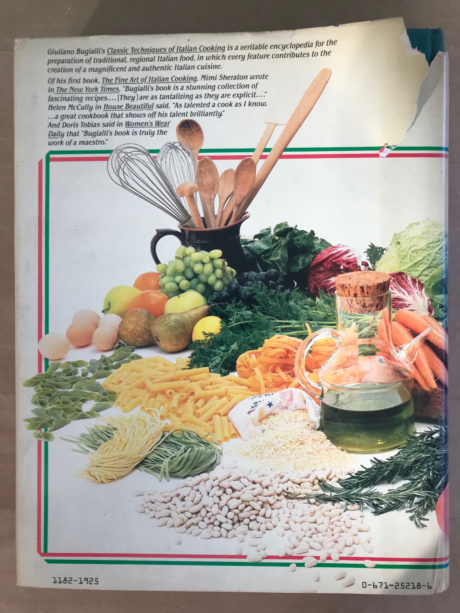 Giuliano Bugialli's Classic Techniques of Italian Cooking; by Giuliano ...