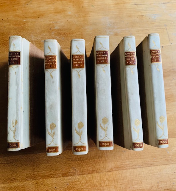 Oxford Miniature Longfellow. The Complete Poetical Works, in Six ...