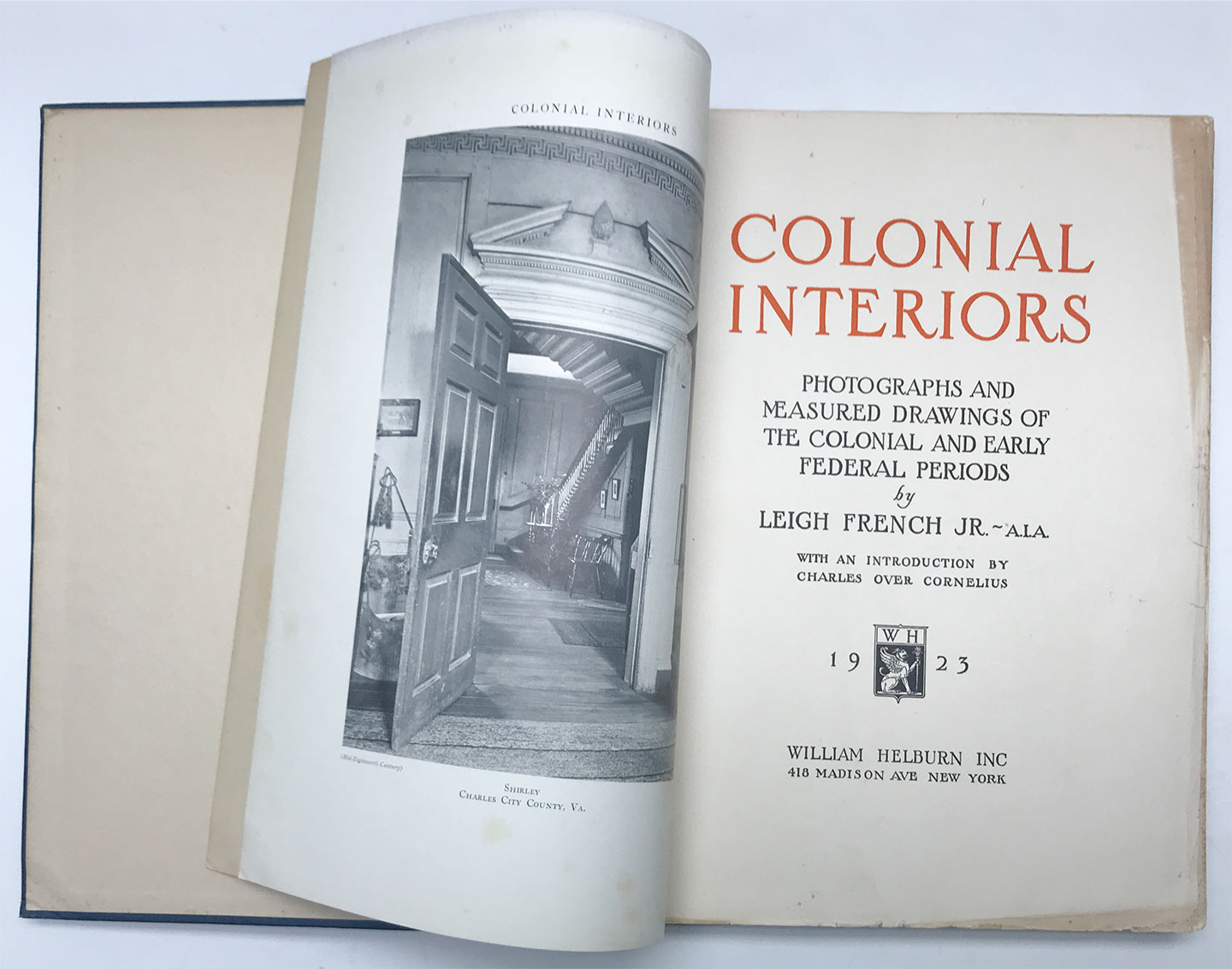 Colonial Interiors, photographs and measured drawings of the Colonial ...