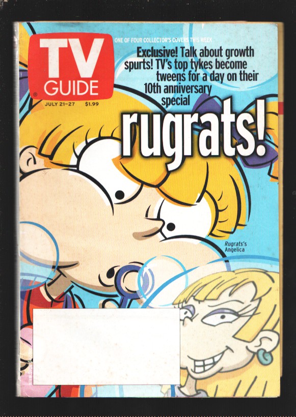 TV Guide 7/21/2001- One of four Rugrats covers-St Louis edition-star ...