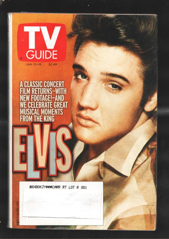 TV Guide 1/13/2001-Elvis photo cover-St Louis edition-VG: (2001 ...