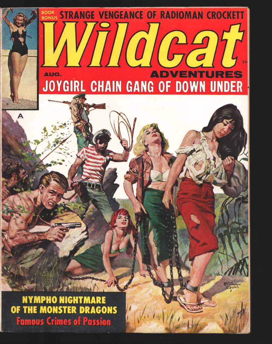 Wildcat Adventures 8 8 1960 Basil Gogos Girl Chain Gang Cover Monster