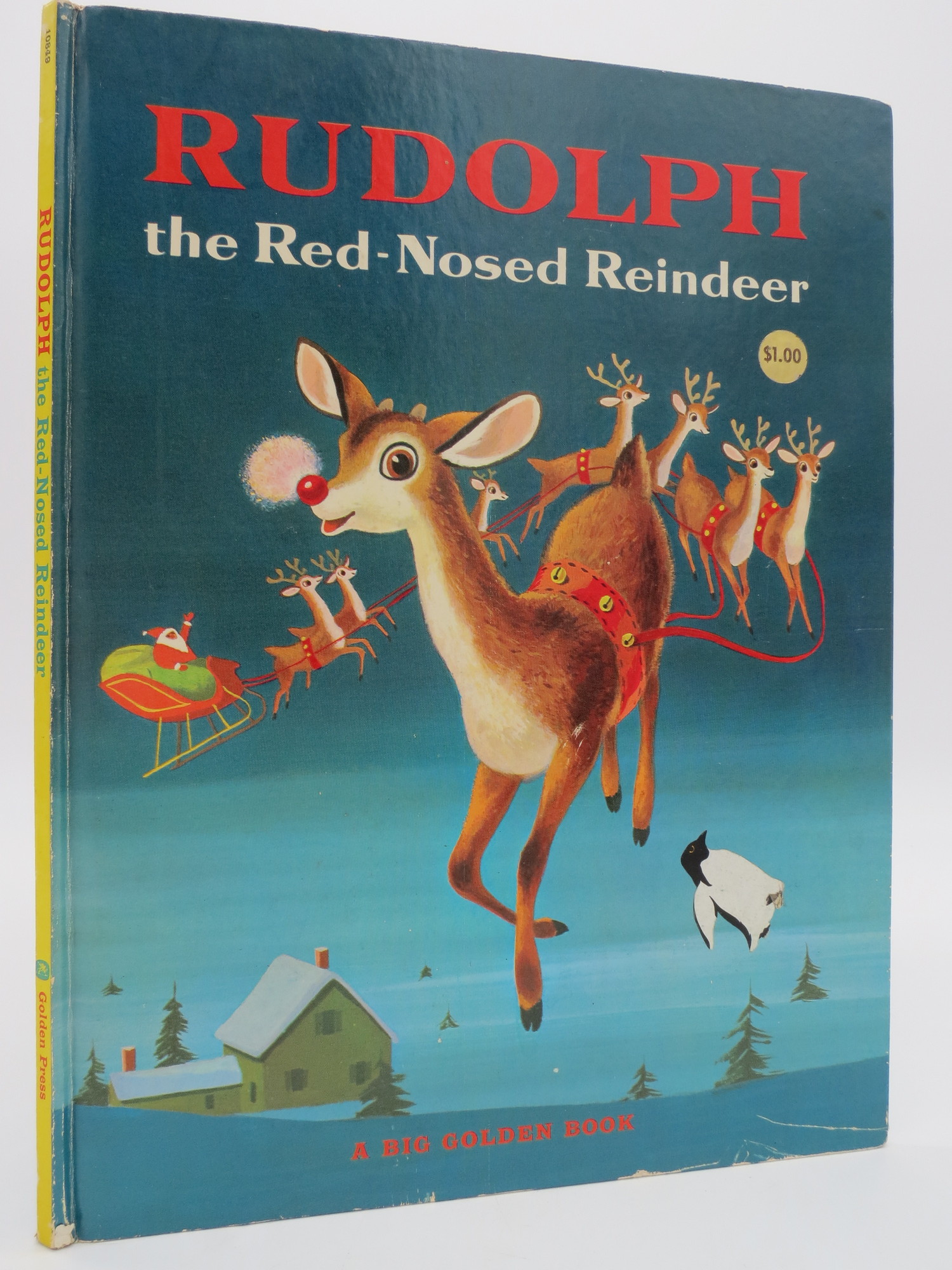 RUDOLPH THE RED-NOSED REINDEER (A BIG GOLDEN BOOK) by Hazen, Barbara ...