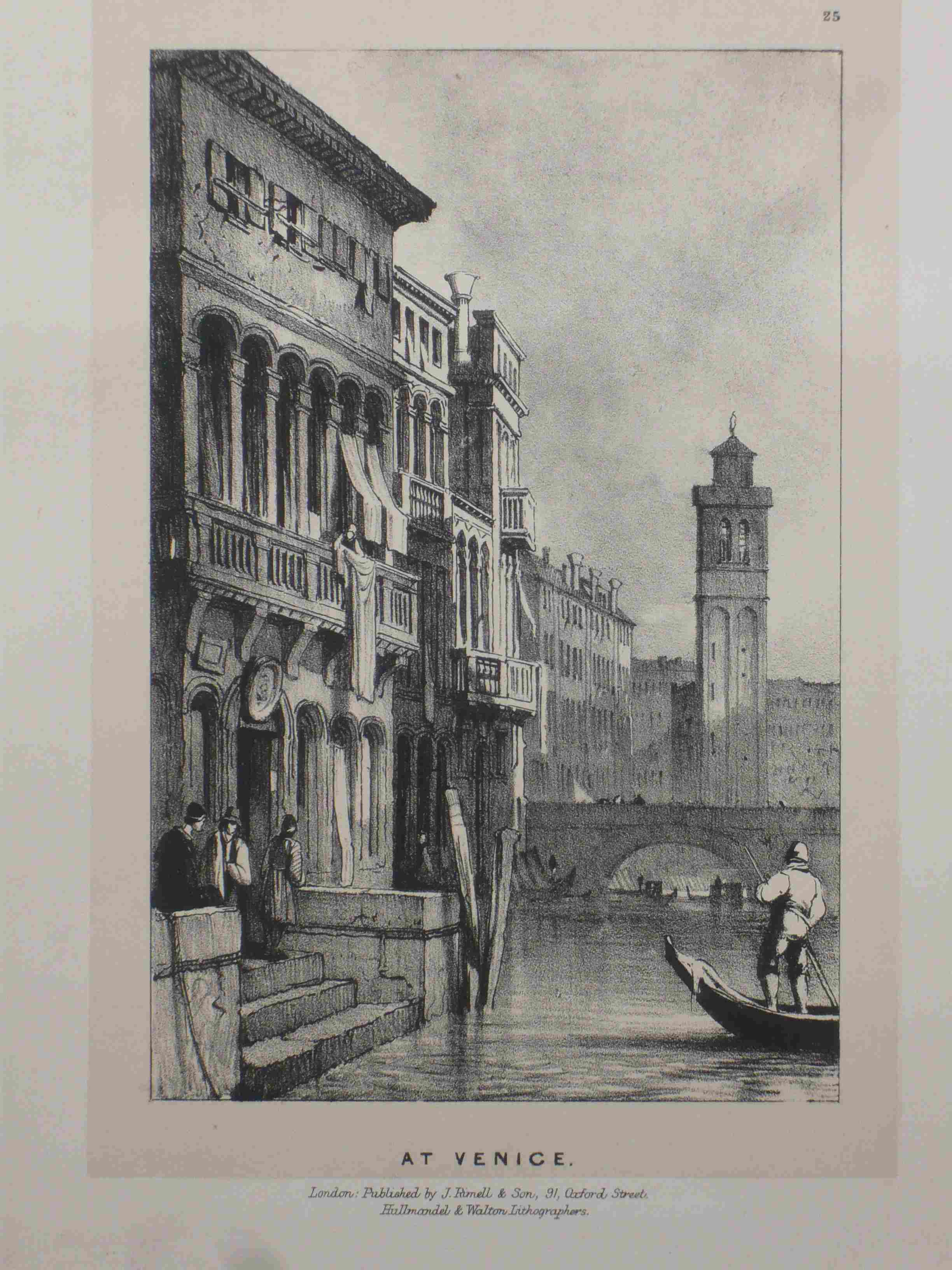 At Venice. Engraving: (1840) Kunst / Grafik / Poster | Meiwes