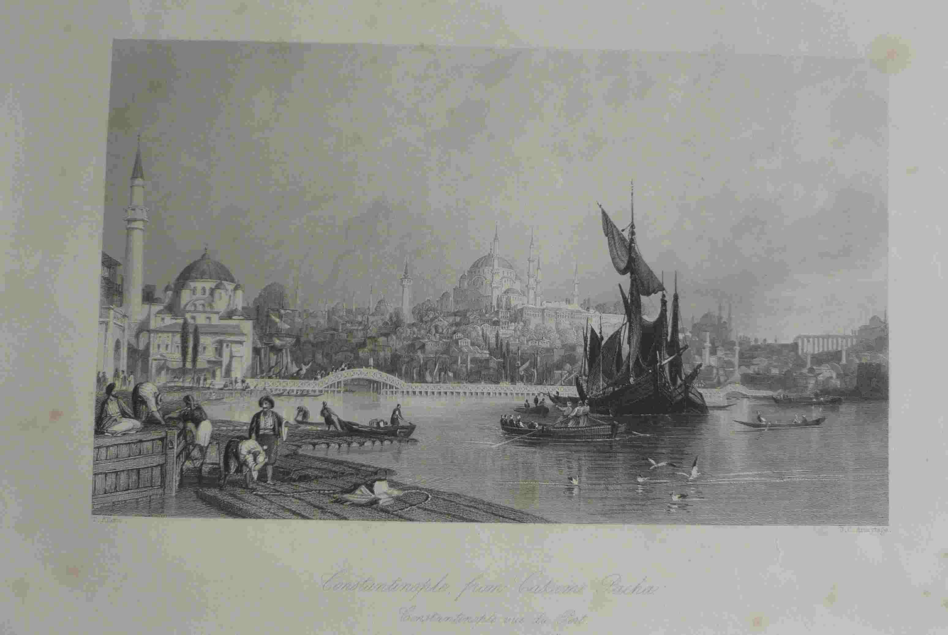 Constantinople from Cassim Pacha. Engraving: (1840) Art / Print ...