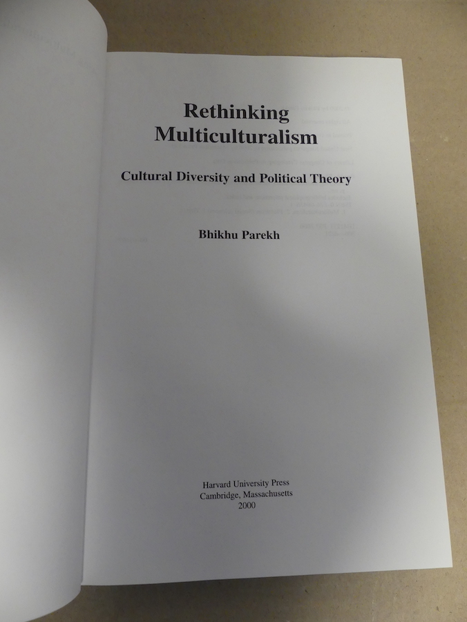 Rethinking Multiculturalism. Cultural Diversity and Political Theory ... Rethinking Multiculturalism. Cultural Diversity and Political Theory ...