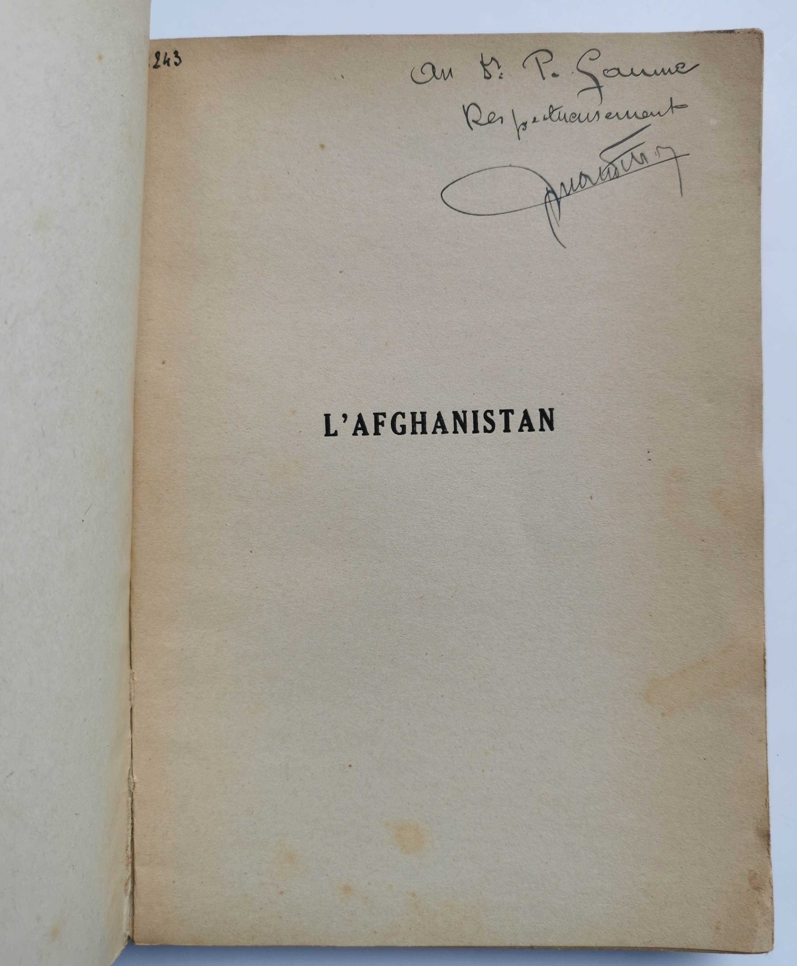 l'AFGHANISTAN - géographie, histoire, ethnographie, voyages par Raymond ...