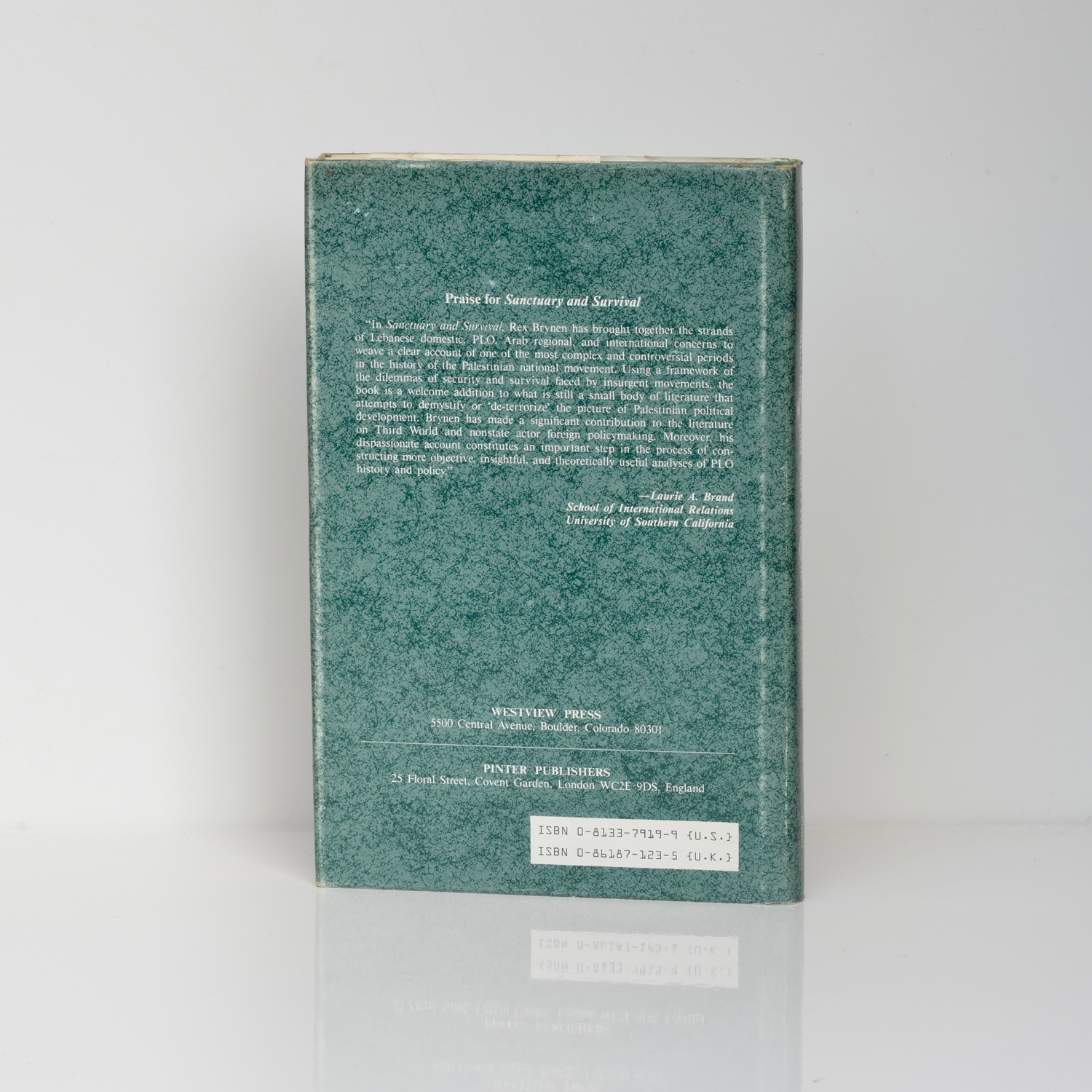 Sanctuary and Survival. The PLO in Lebanon by BRYNEN, Rex.: (1990 ...