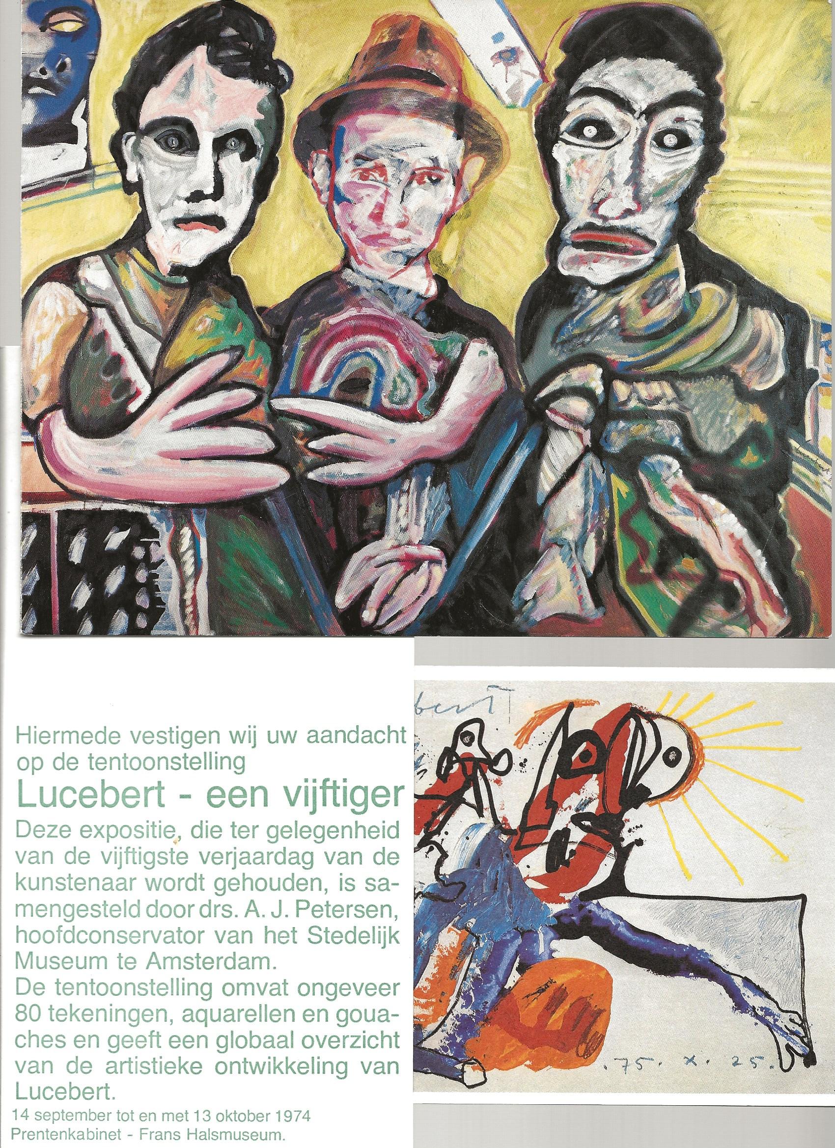 Lucebert (1924-1994) - a collection of 7 invitations / documents by ...