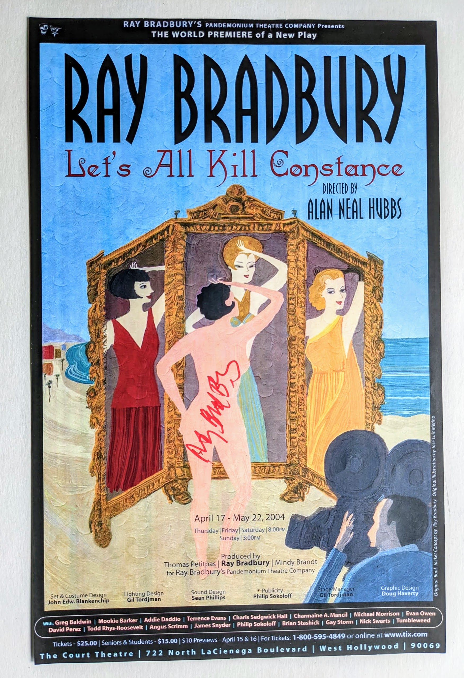 RAY BRADBURY - SIGNED POSTER for a Theatrical Production... | Barnebys
