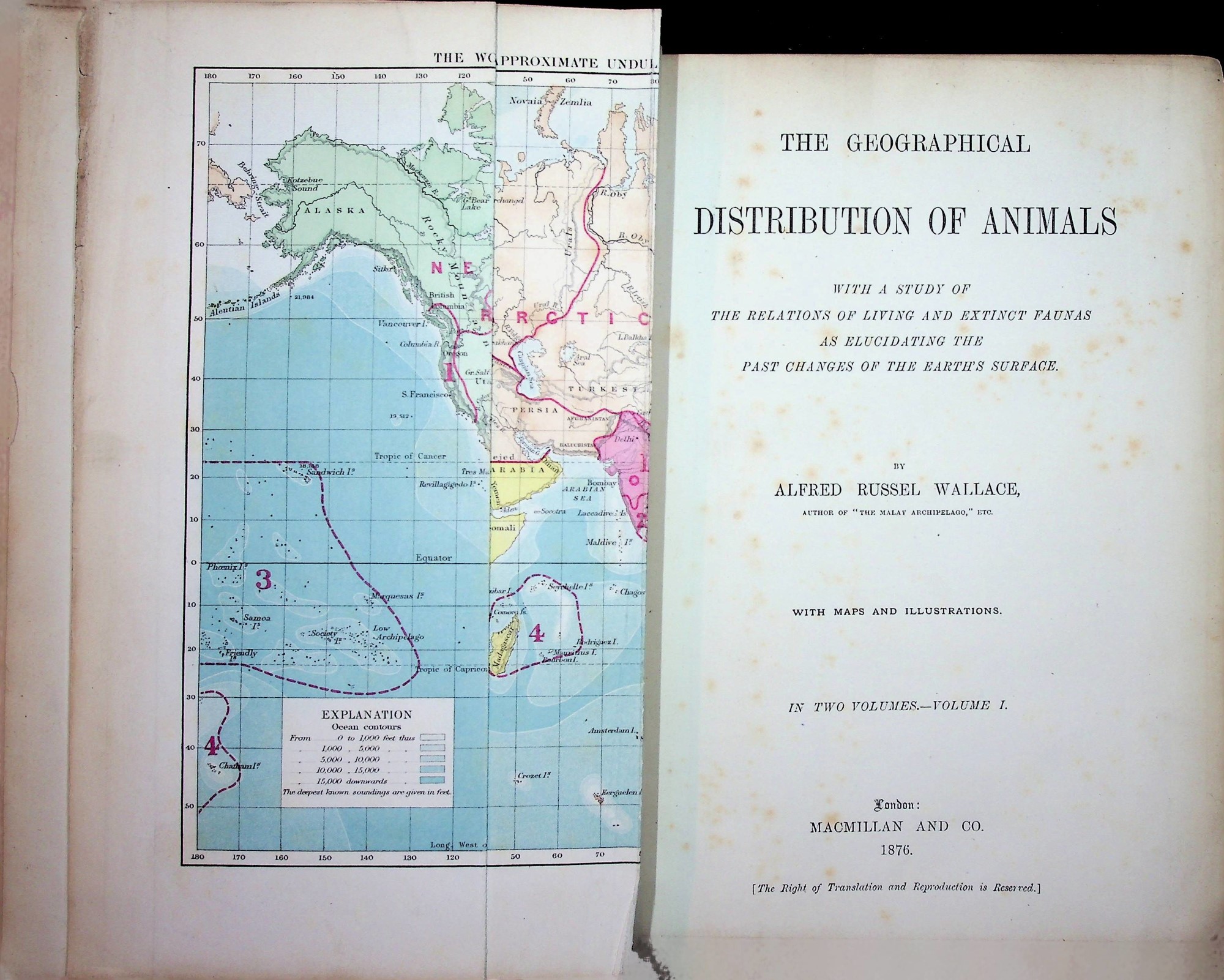 Alfred Russel Wallace Map
