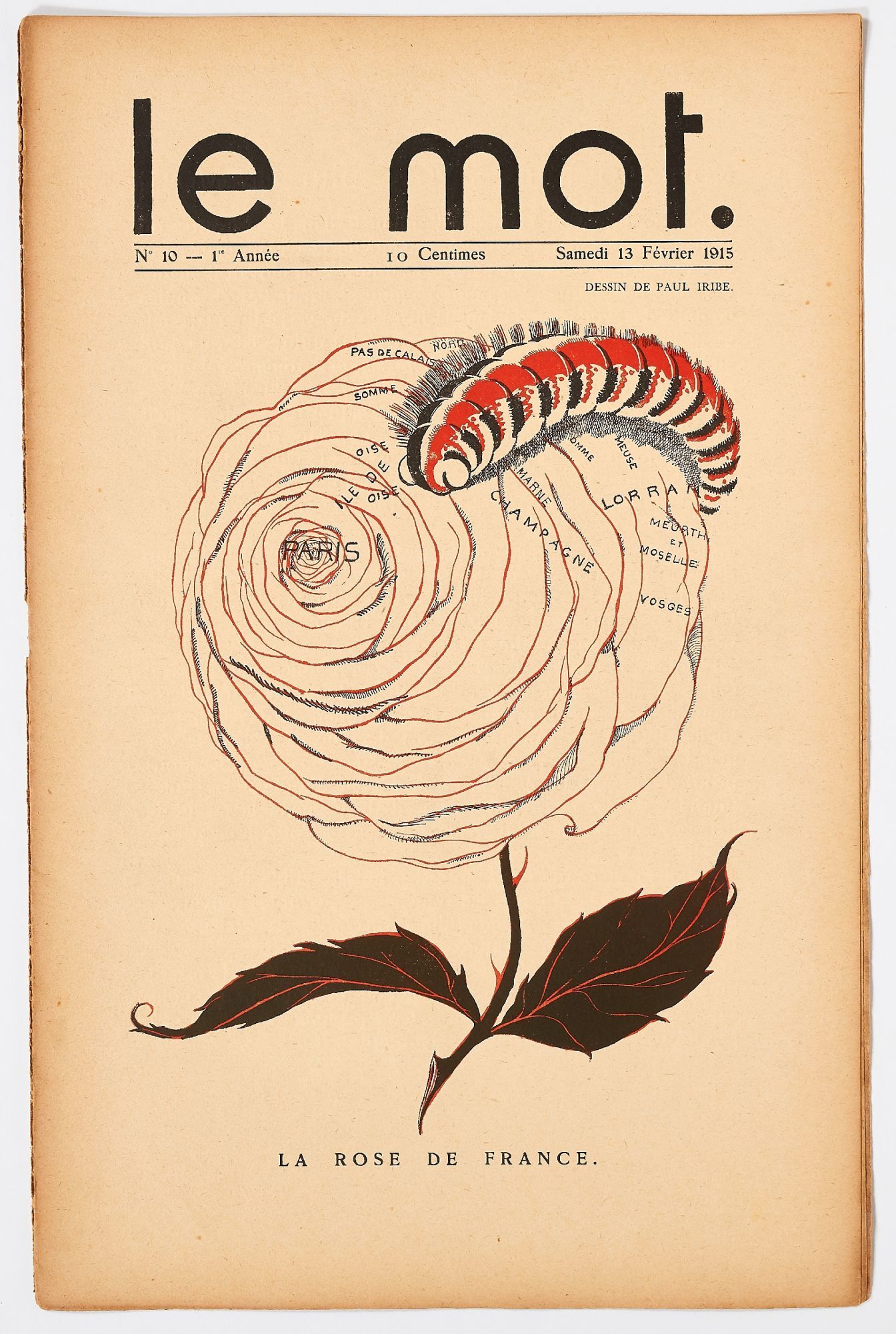 Le Mot, Numbers 1-20 (1914-15) by COCTEAU, Jean, Paul Iribe, Léon Bakst ...