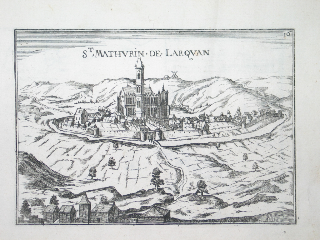 Larchant: St. Mathurin de Larquan Nicolas Tassin MAPS & PRINTS | Barnebys