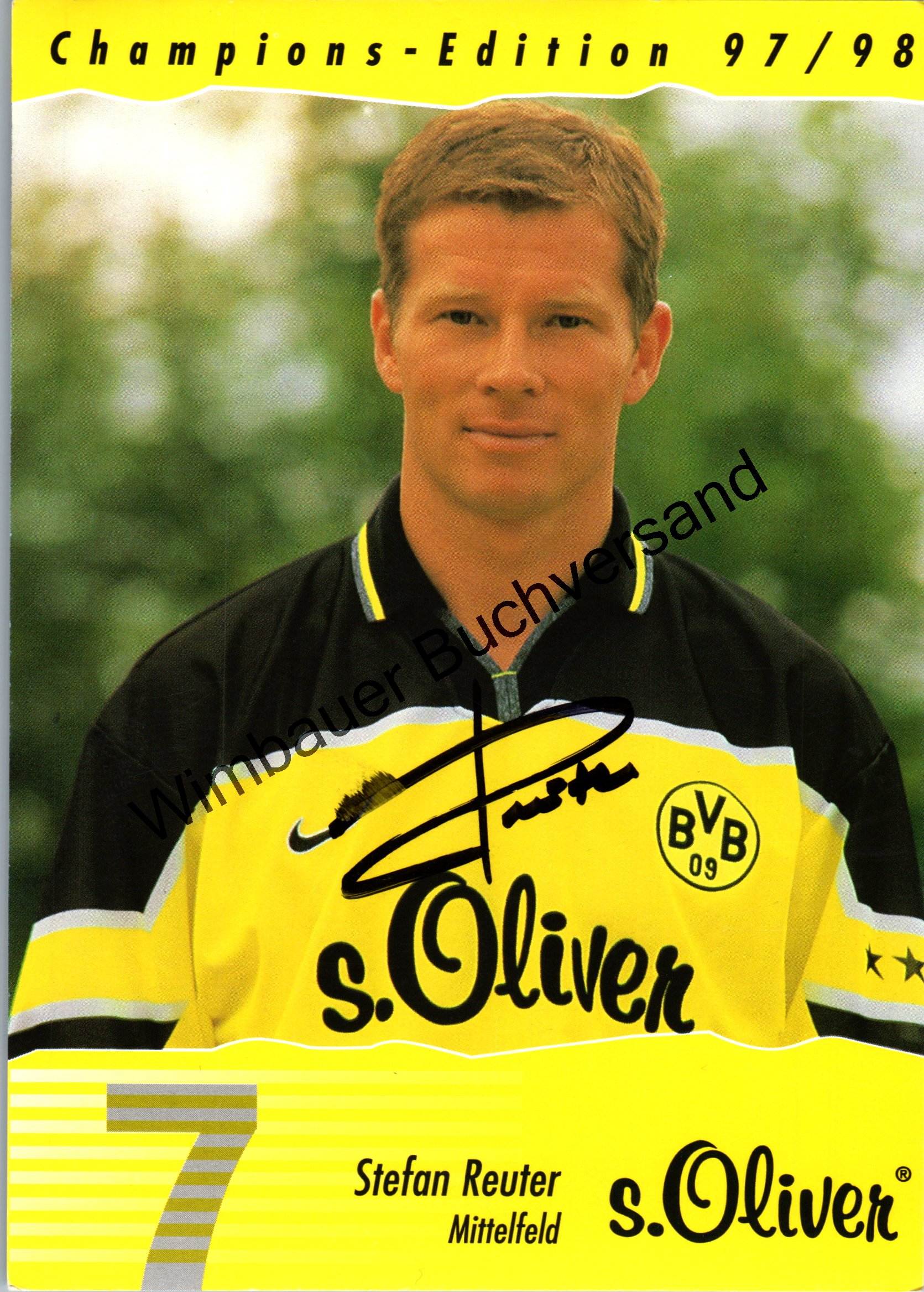 Original Autogramm Stefan Reuter BVB Dortmund /// Autograph signiert ...