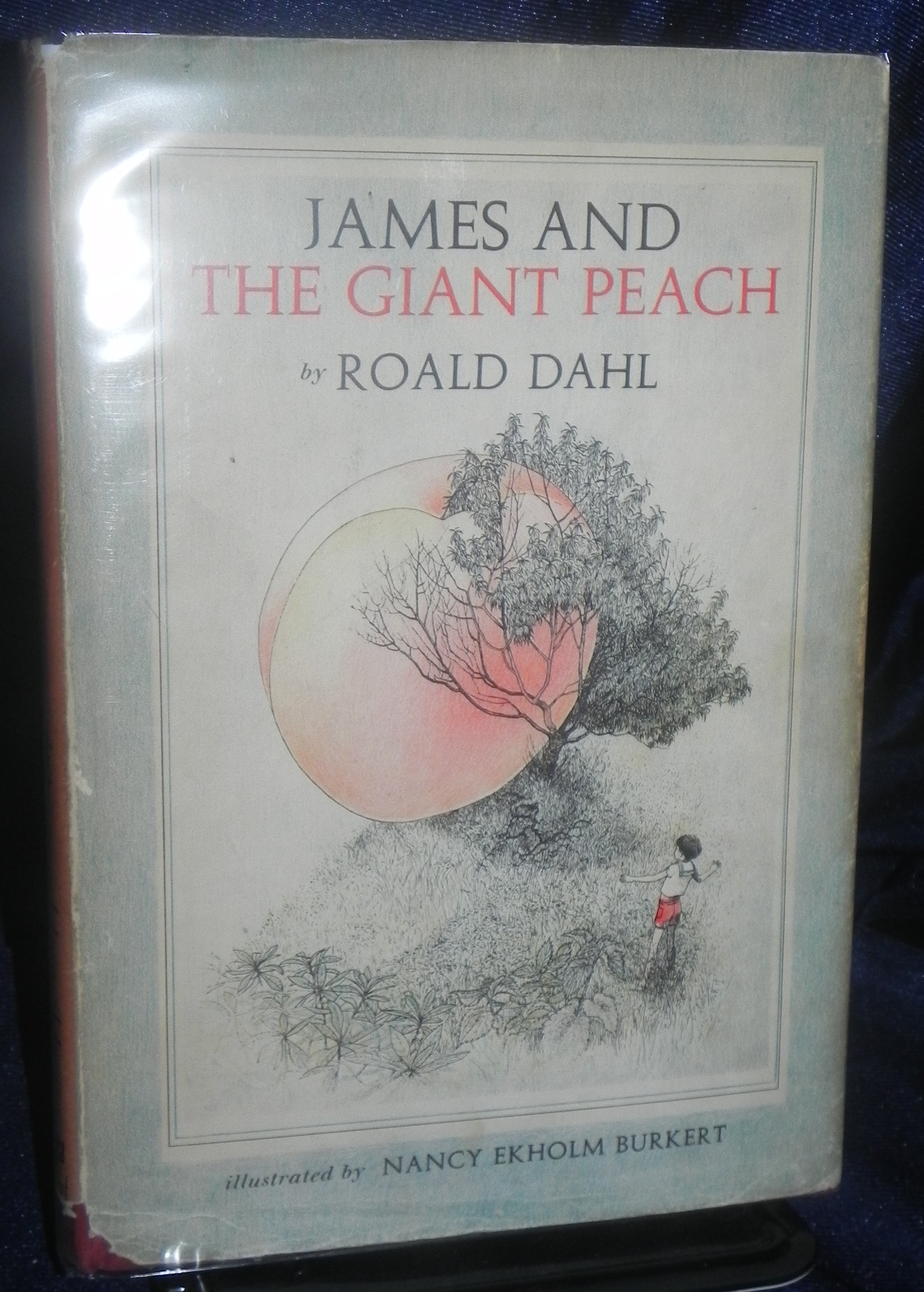 James And The Giant Peach Roald Dahl 1st1st 5 Line Colophon With Dust Jacket By Roald Dahl