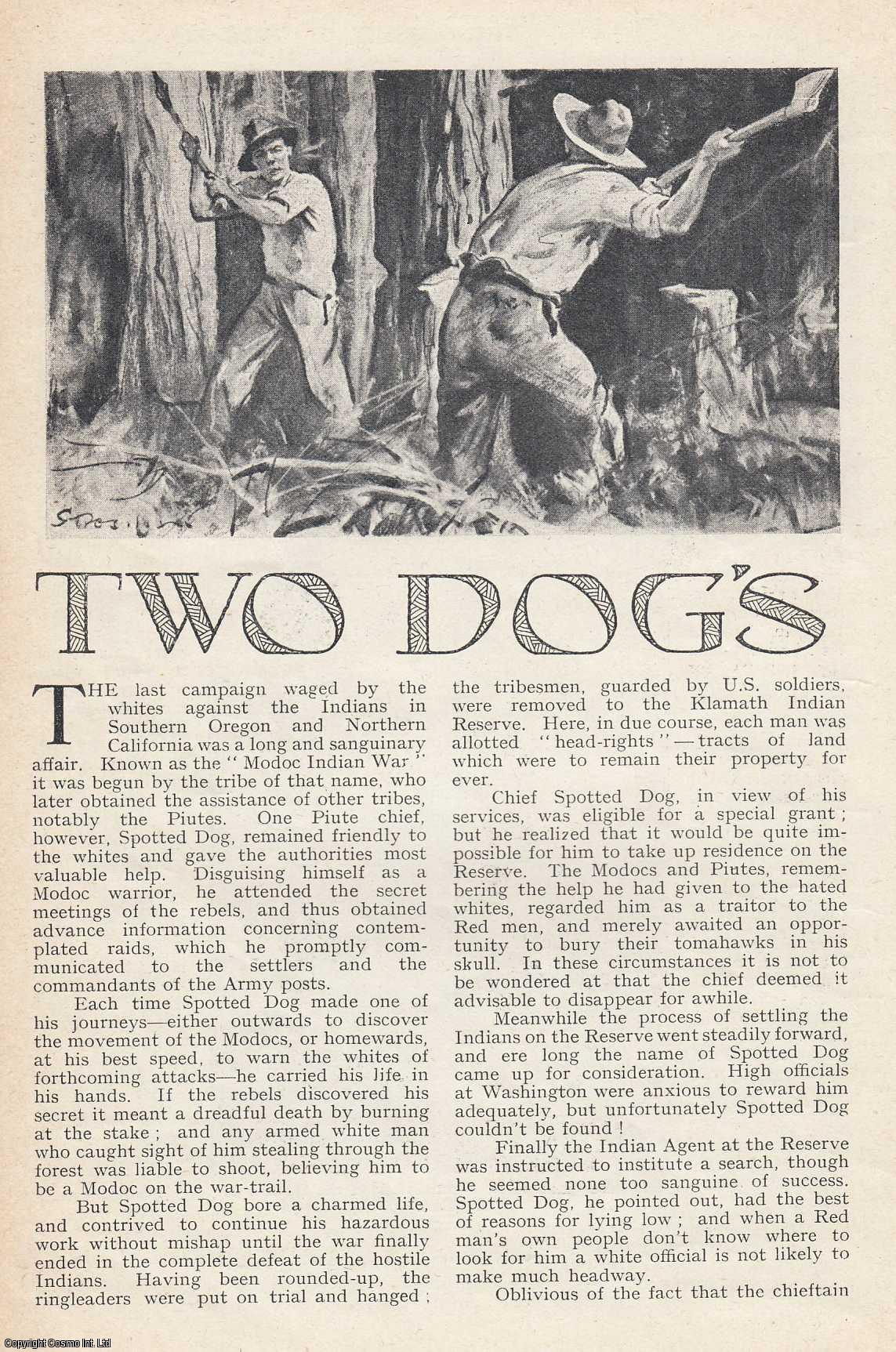 Two Dogs Legacy. A tale from the Modoc Indian War. WIDE WORLD MAGAZINE ...