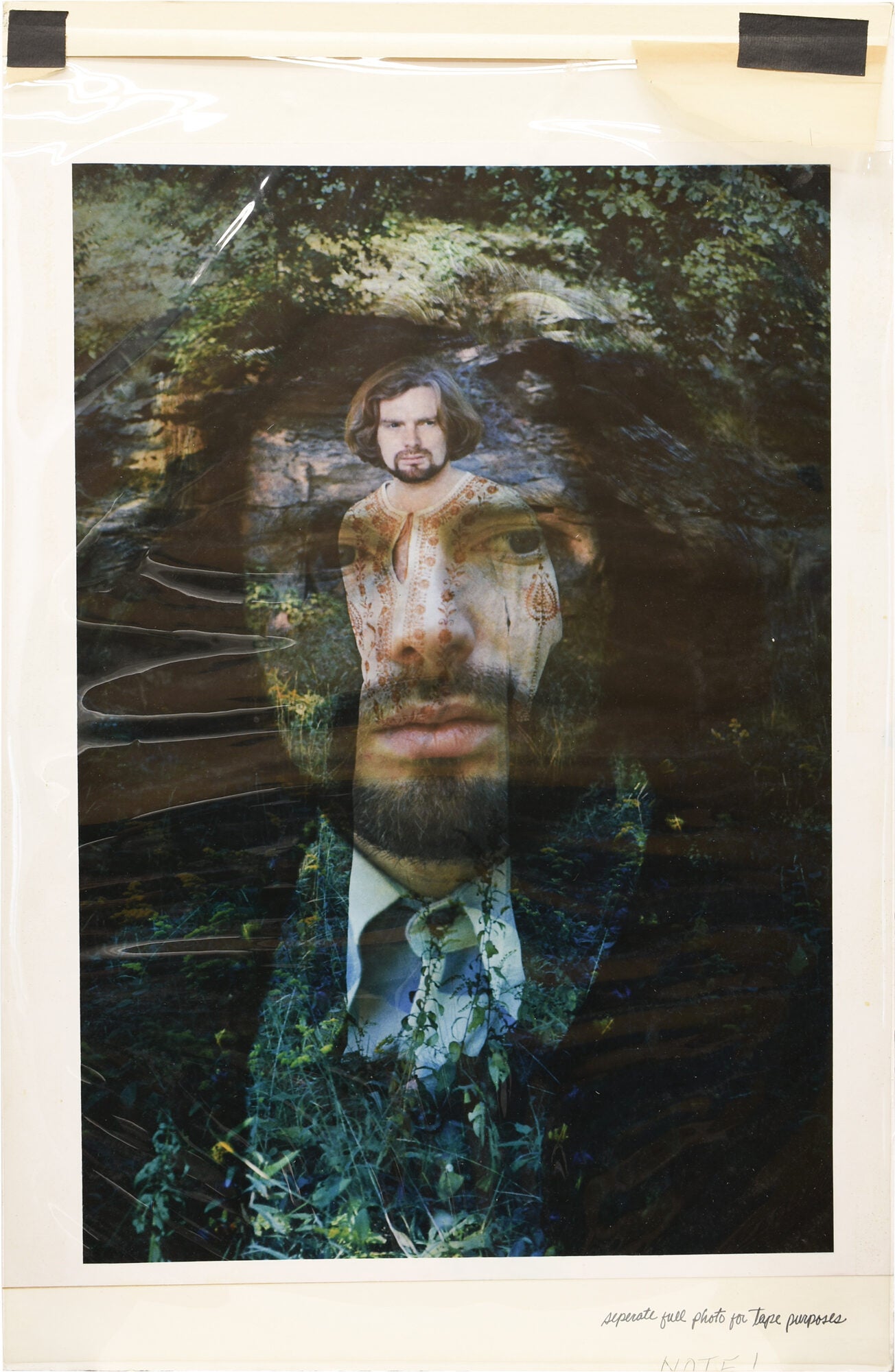 His Band and the Street Choir (Original artwork assemblage for the 1970 ...