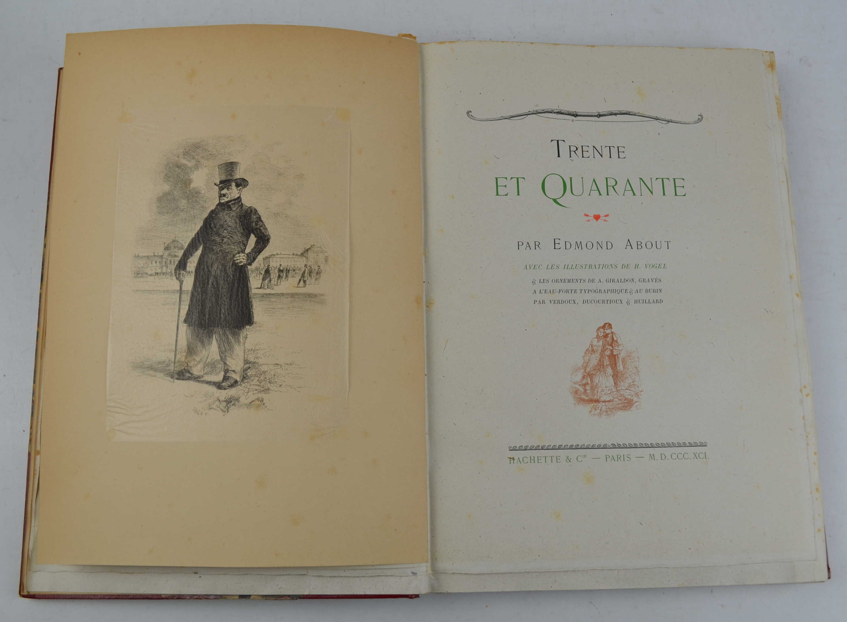 Trente et Quarante& by ABOUT EDMOND.: (1891) | Studio Bibliografico ...