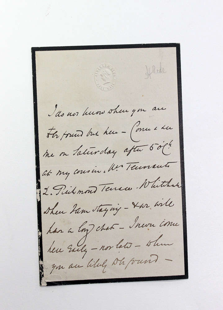 Original Letter Written and Signed by Charles Hamilton Aide de Charles ...
