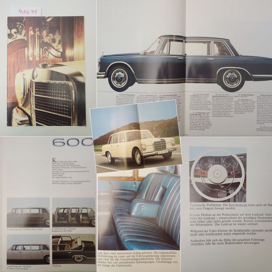 Mercedes-Benz 600 von Daimler-Benz AG:: (1975) | Galerie für ...