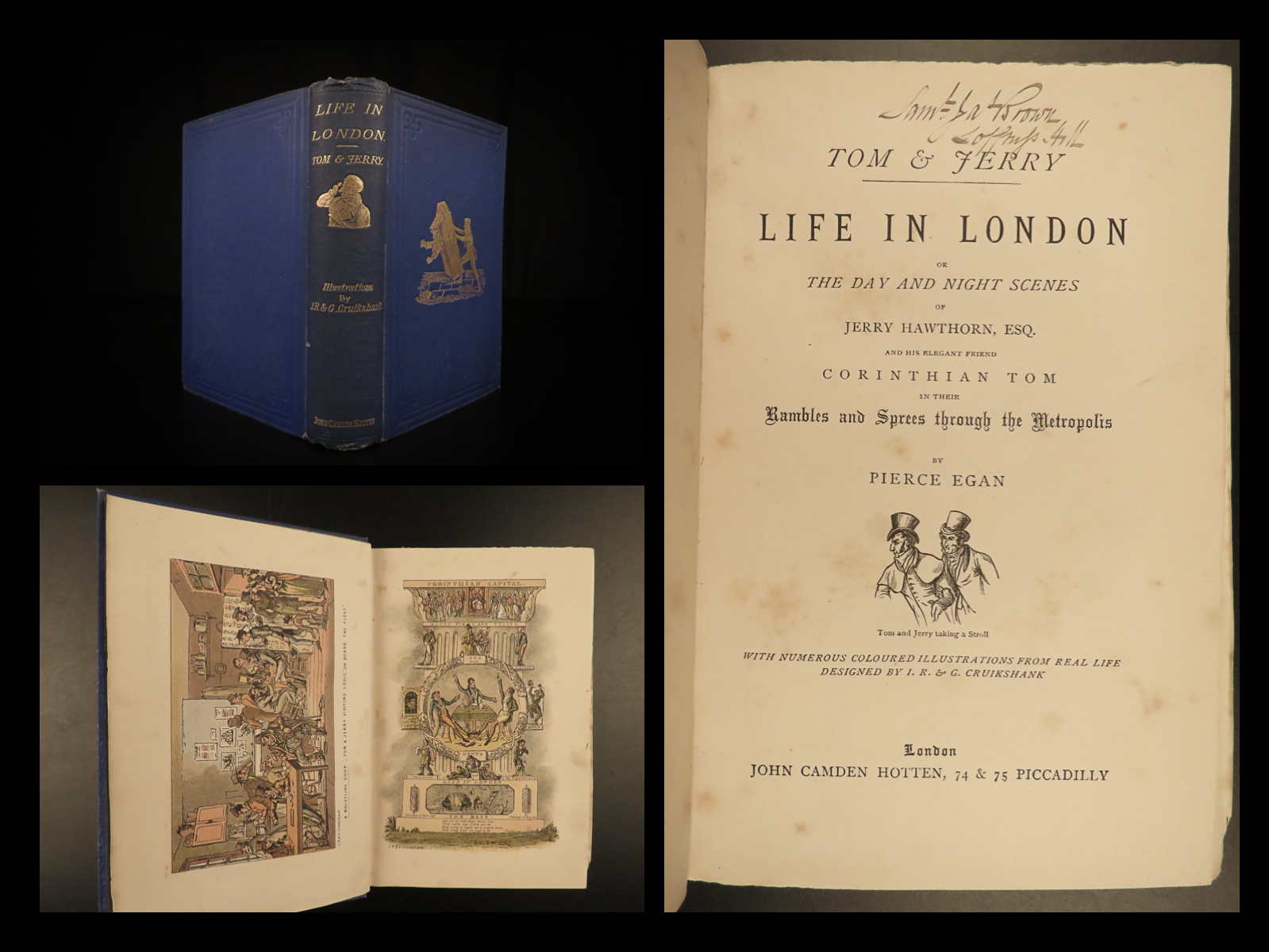 1870 Life in LONDON Pierce Egan Boxing Illustrated by... | Barnebys