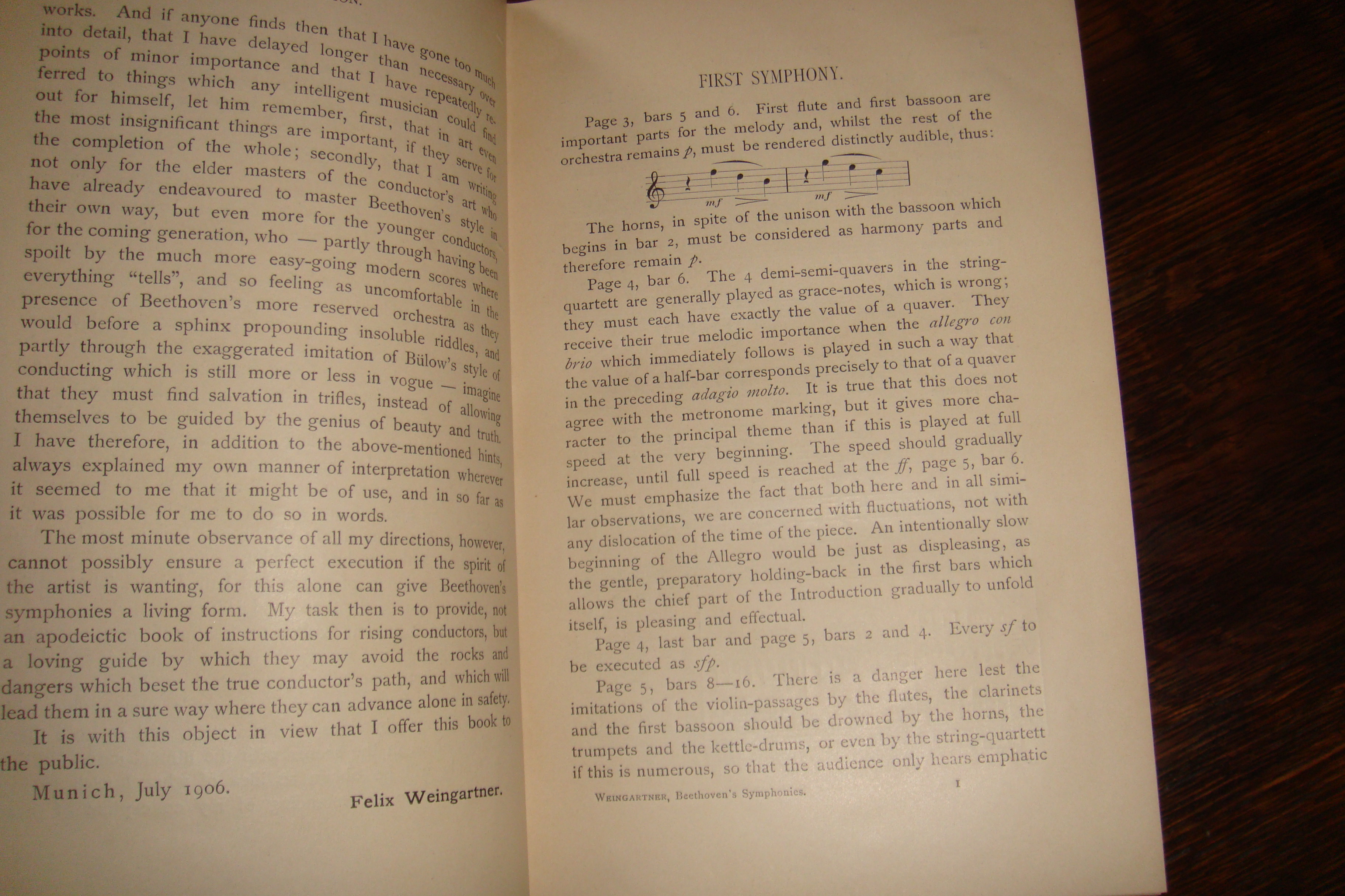 On the Performance of Beethoven's Symphonies by Weingartner, Felix ...