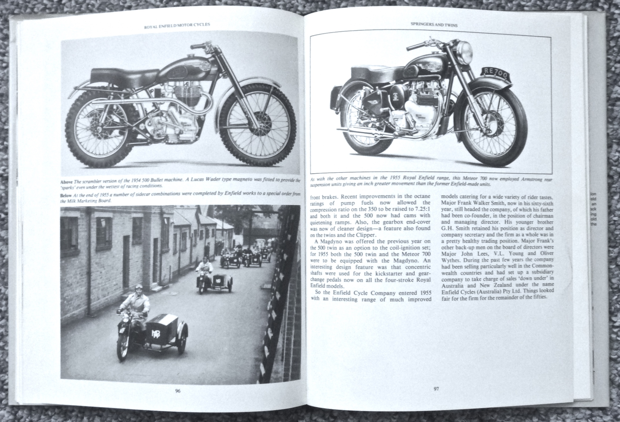 Story of Royal Enfield Motorcycles by Hartley, Peter: Near Fine ...