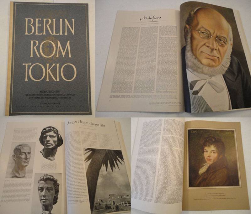 Berlin Rom Tokio - Monatsschrift für die Vertiefung der... | Barnebys