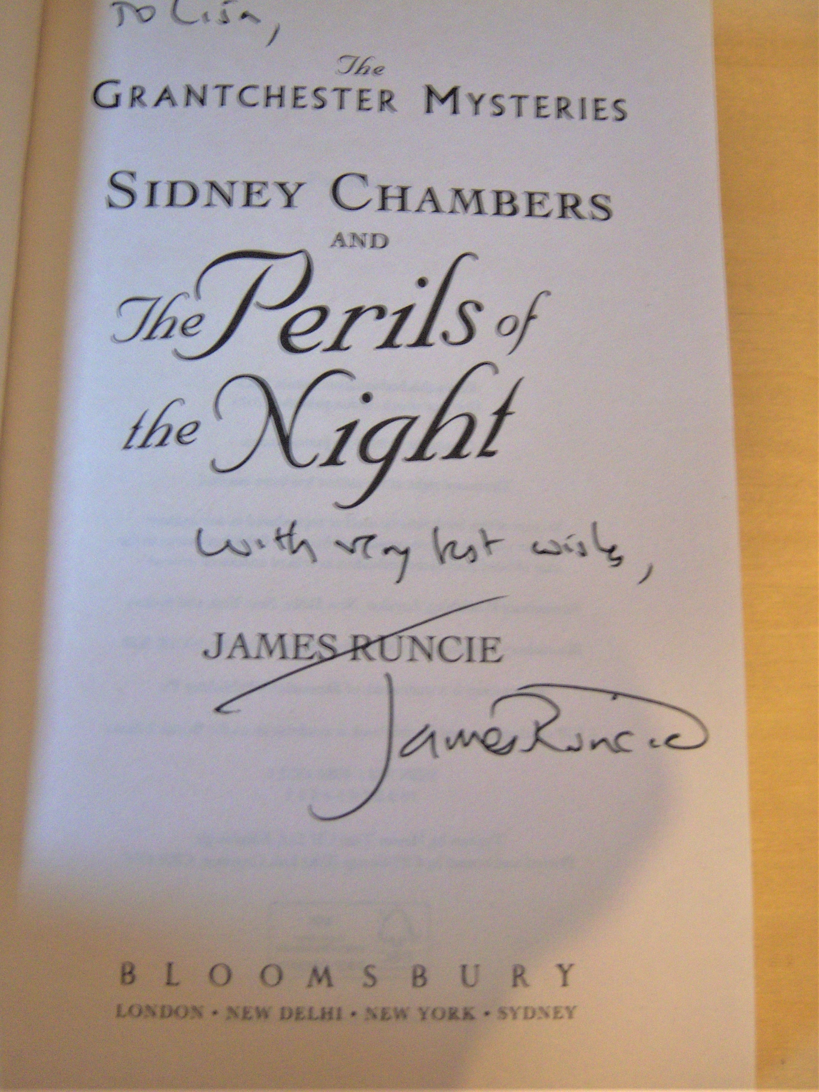 Sidney Chambers and the perils of the night. The Grantchester Mysteries ...