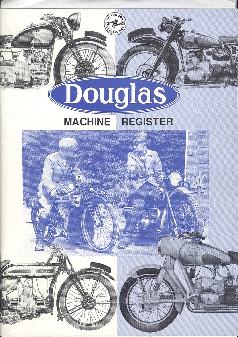 Douglas Machine Register London Douglas Motor Cycle Club Book de London ...