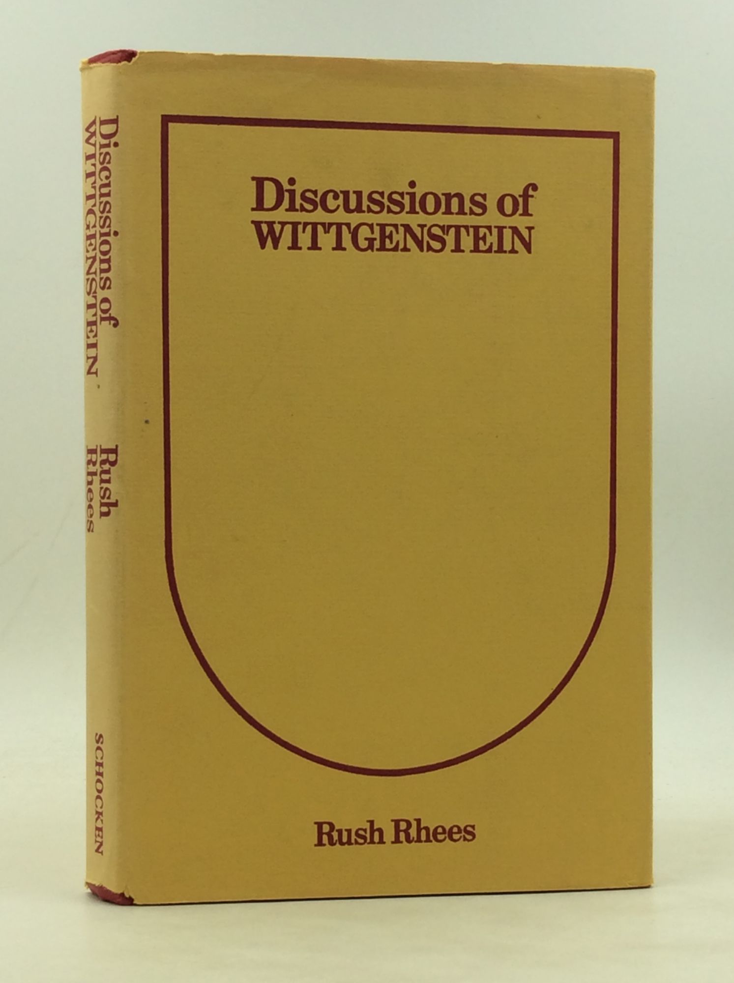 DISCUSSIONS OF WITTGENSTEIN by Rush Rhees: Hardcover (1970) First ...