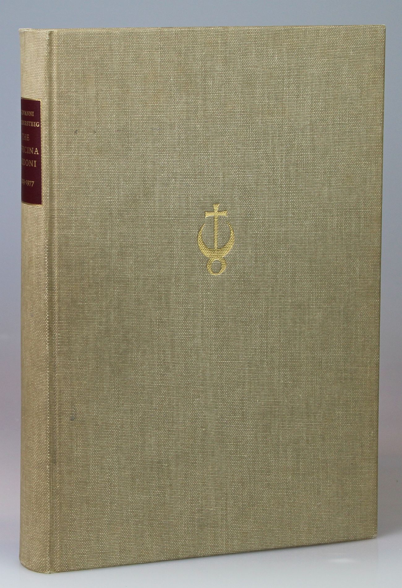 The Officina Bodoni: an Account of the work of a hand press 1923-1977 ...