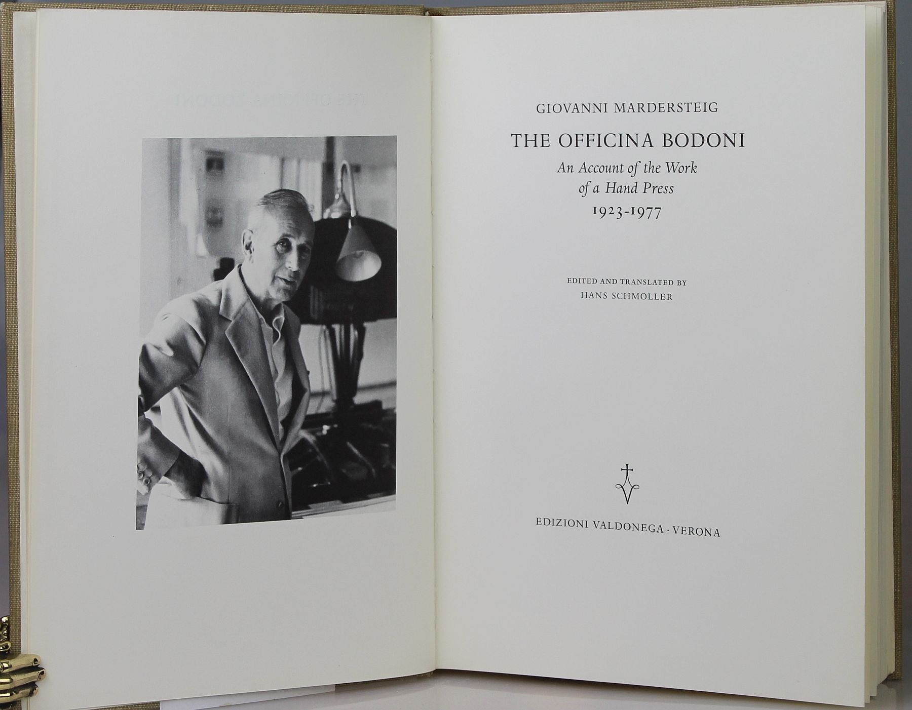 The Officina Bodoni: an Account of the work of a hand press 1923-1977 ...