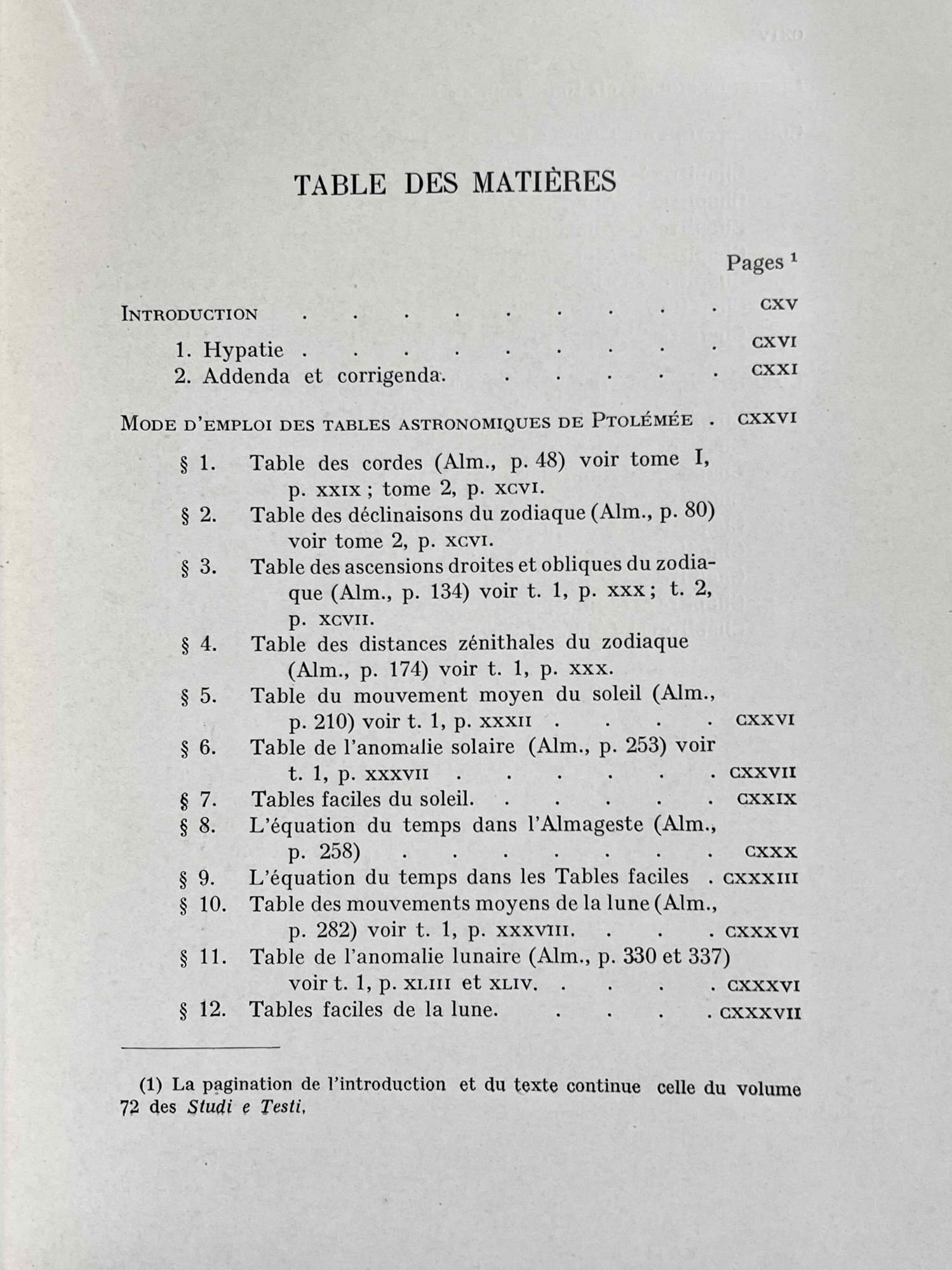 Commentaires de Pappus et de Theon d'Alexandrie sur l'Almageste. Tome ...