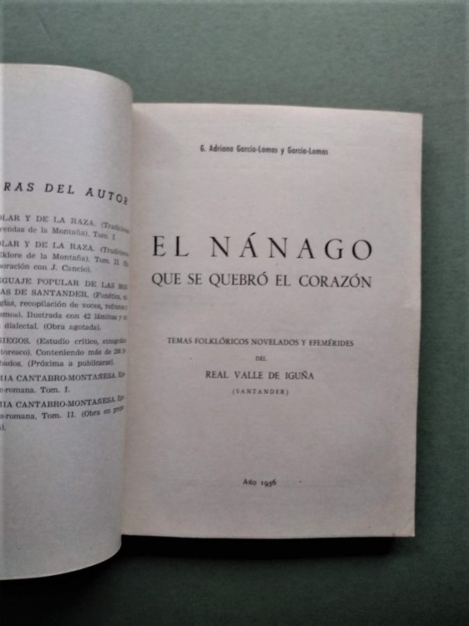 El Nánago que se quebró el Corazón. Temas Folklóricos novelados y ...
