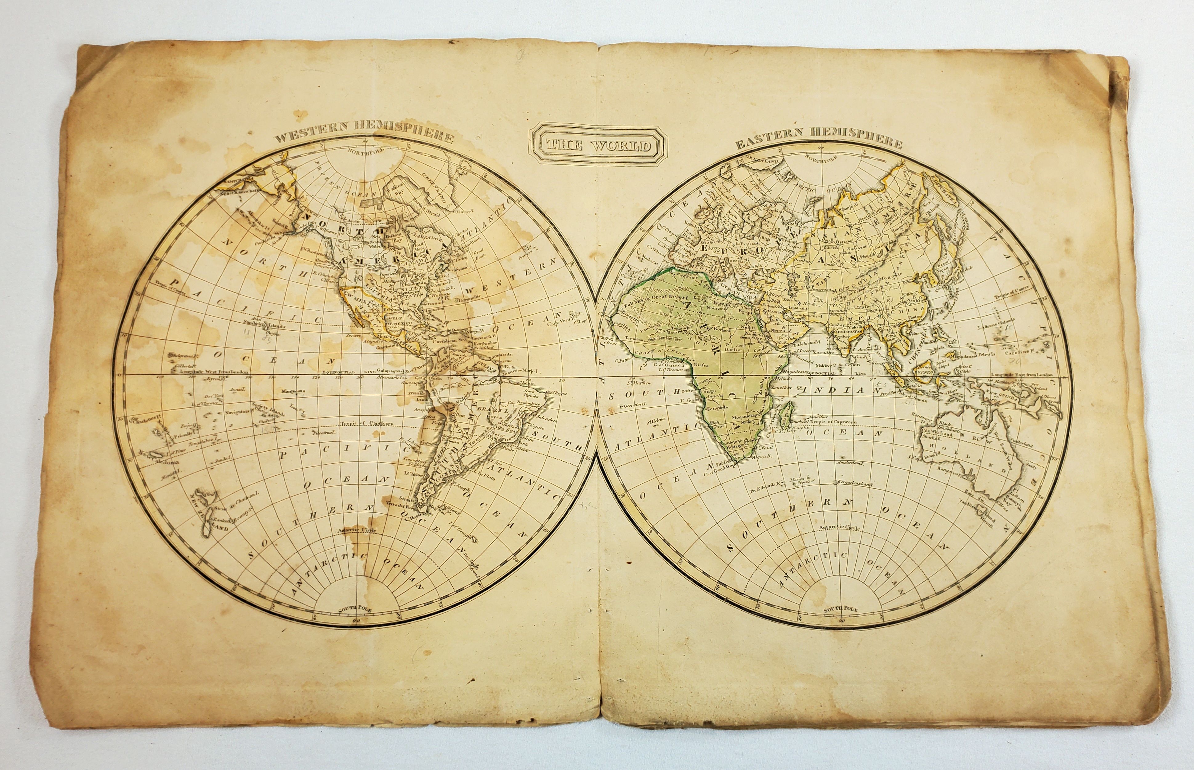 Modern Atlas, Adapted to Morse's New School Geography by Morse, Sidney ...