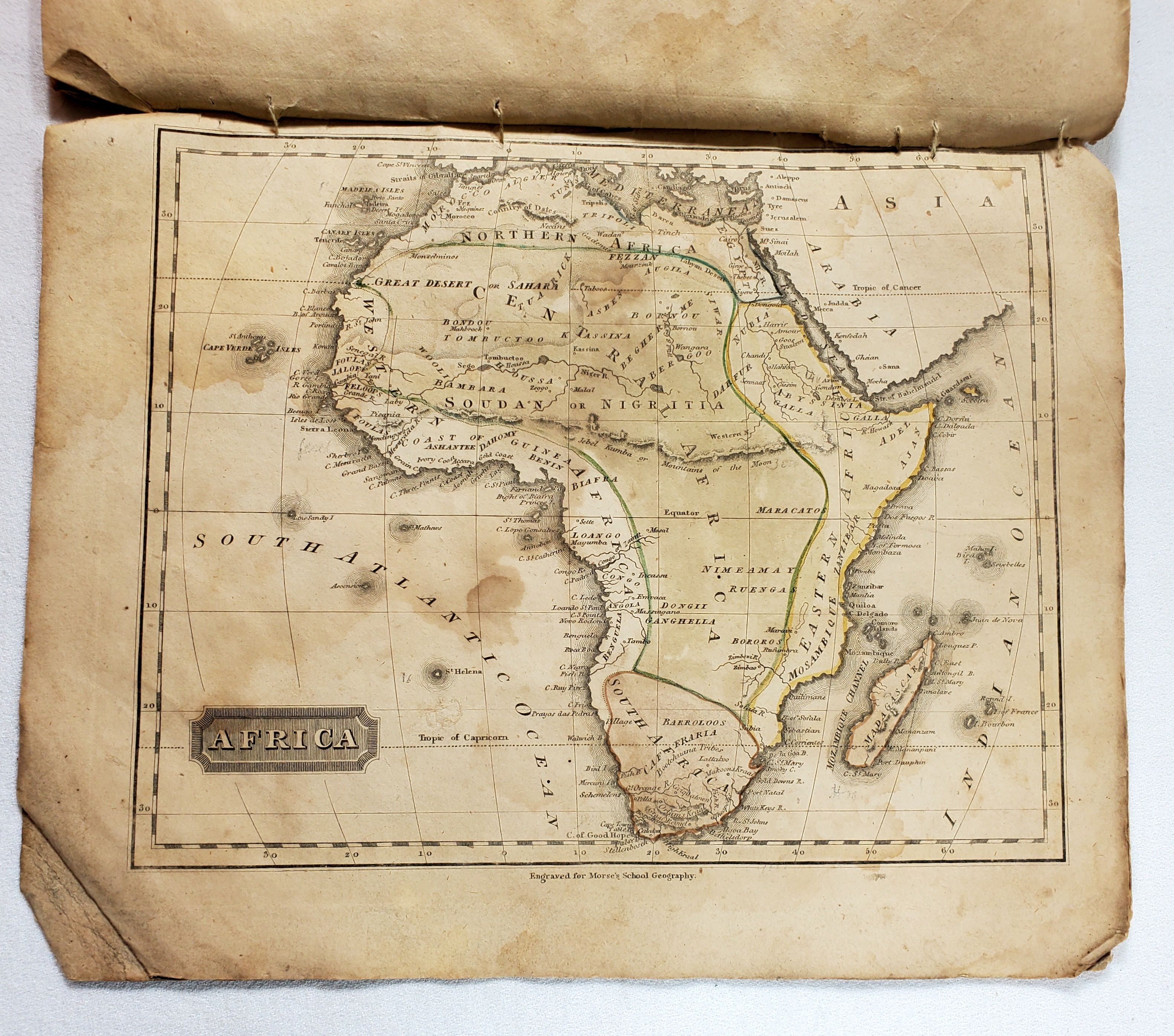 Modern Atlas, Adapted to Morse's New School Geography by Morse, Sidney ...