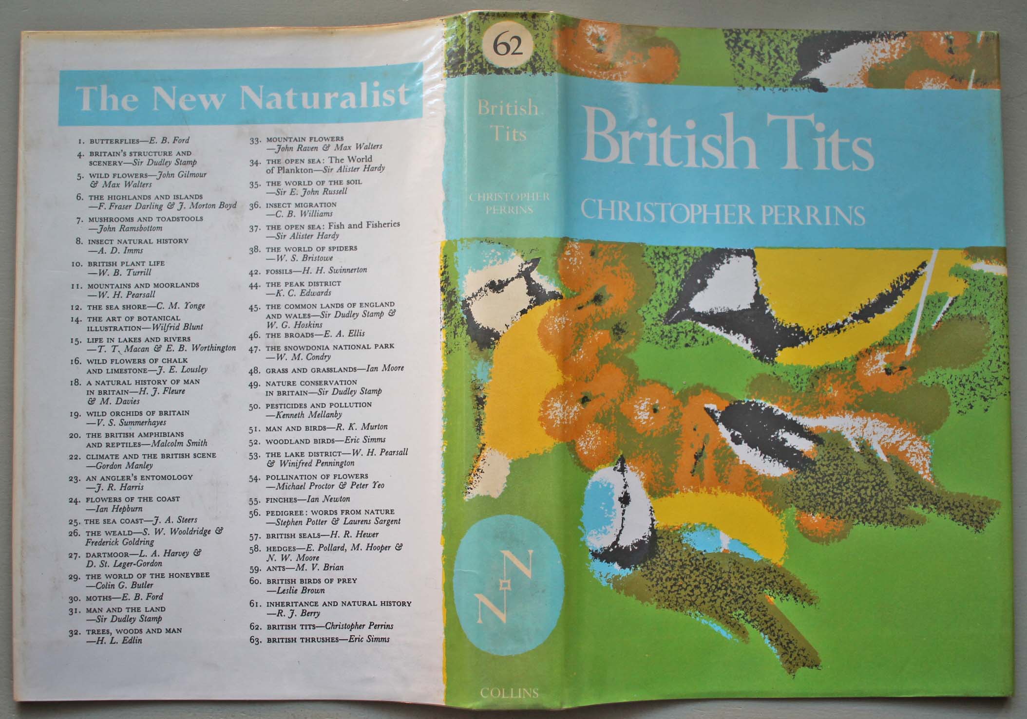 British Tits New Naturalist series No. 62. First edition. by Perrins ...
