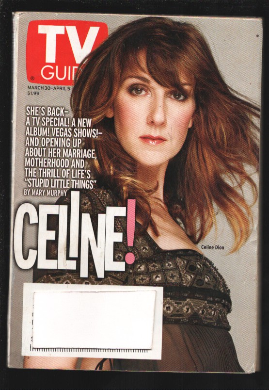 TV Guide 3/30/2002-Great TV Guide-St. Louis Edition-Celine Dion- photo ...